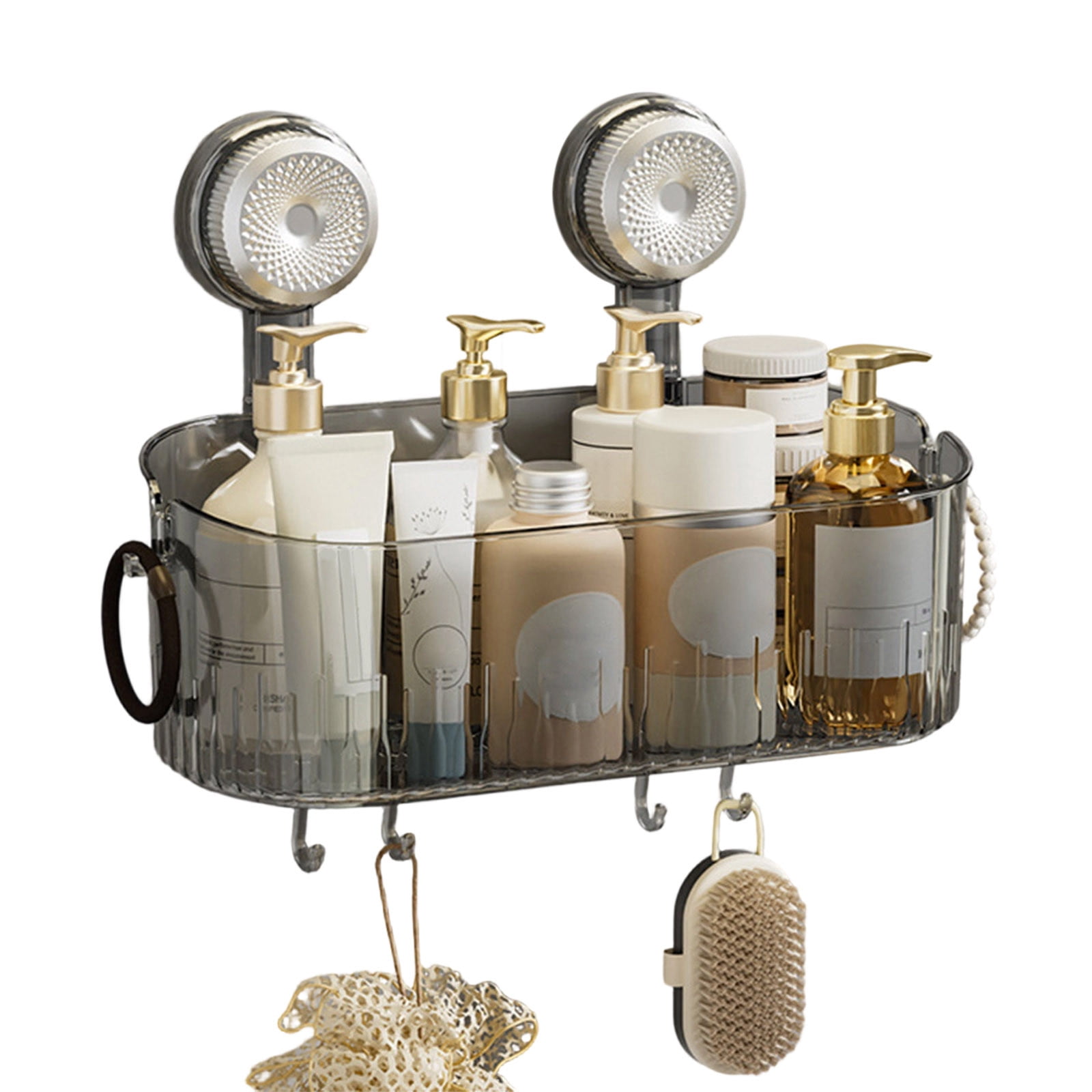 No-Drill Bathroom Suction Storage Box 2026 News Suction Cup Shelf ...