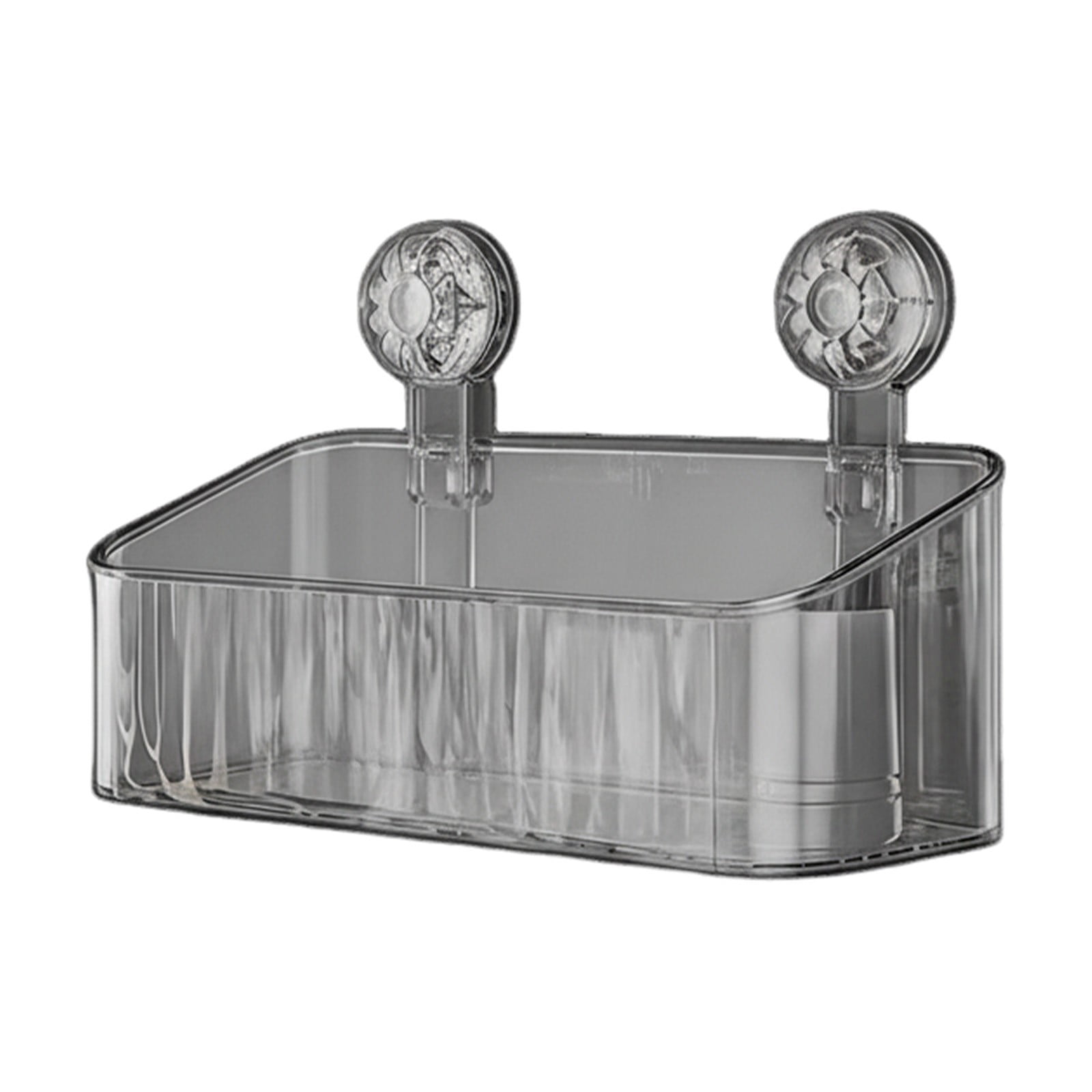No-Drill Bathroom Suction Storage Box - Corrugated Powerful Suction Cup ...