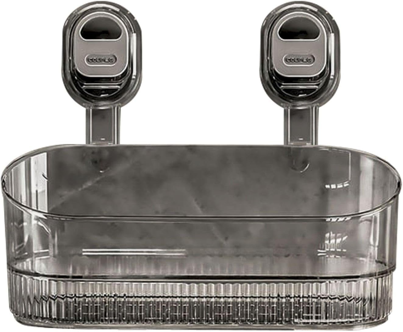 No-Drill Bathroom Suction Storage Box,Corrugated Suction Cup Storage ...