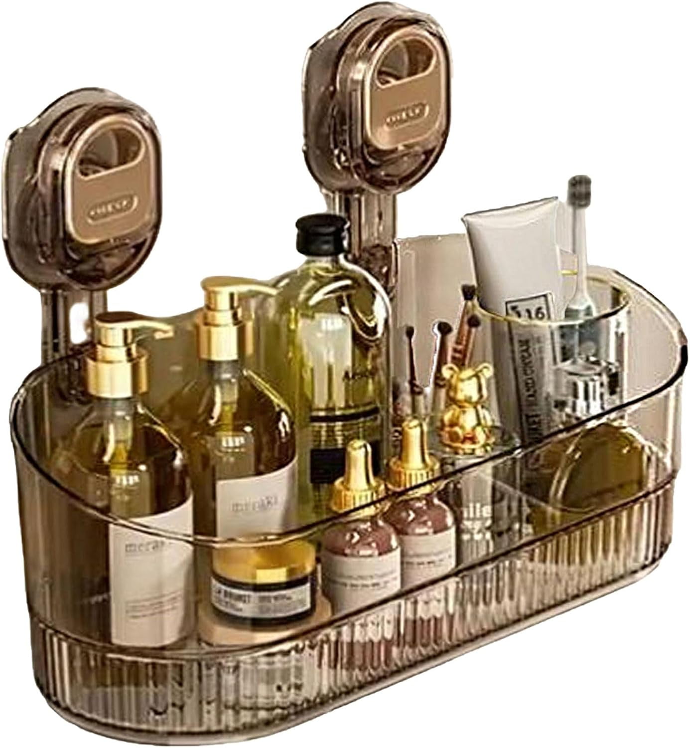 No-Drill Bathroom Suction Storage Box–Large Capacity & Strong Load ...