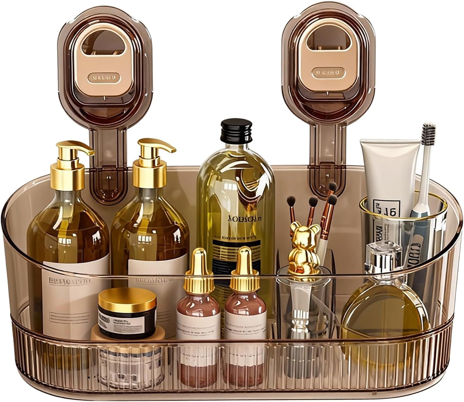 No-Drill Bathroom Suction Storage Box – Large Capacity & Strong Load ...