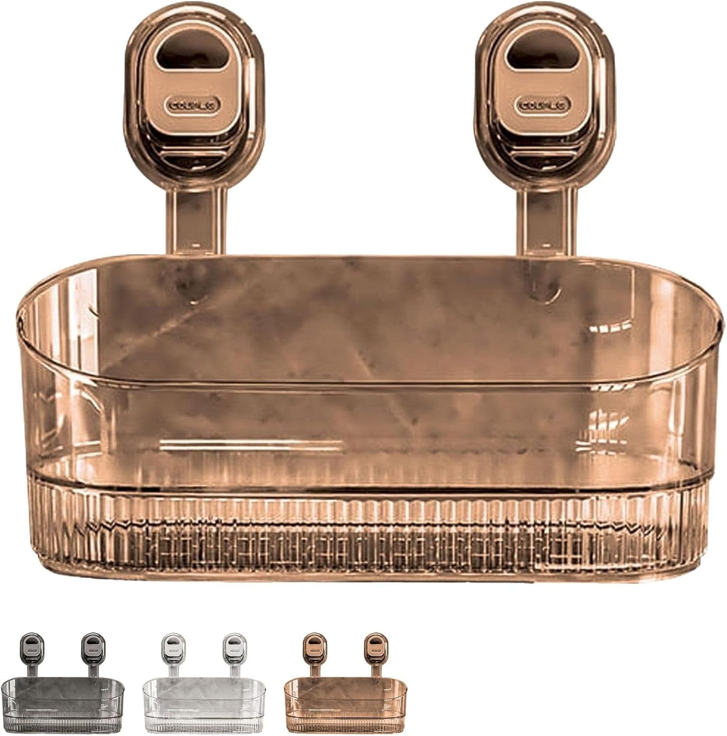 No-Drill Bathroom Suction Storage Box – Large Capacity & Strong Load ...