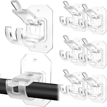 Curtain Rod Bracket No Drilling, Self-Adhesive Curtain Rod Bracket ...