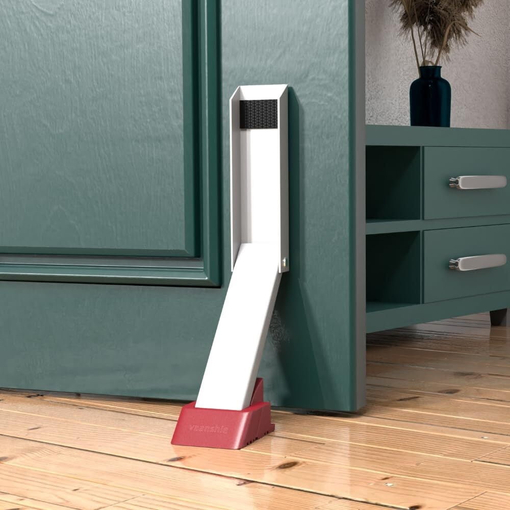 No Drill Door Stopper - Kickdown Doorstop for Home, Glass Doors ...