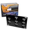 No Drill Front Bumper Tow Hook License Plate Mounting Bracket Adapter ...