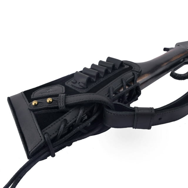 No Drill Leather Rifle Cartridge Holder Shell Carrier Cover On ...