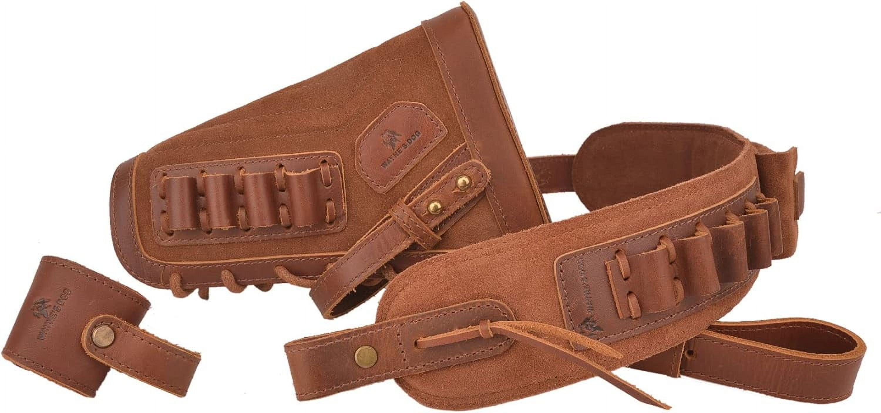 No Drill Leather Sling with Gun Buttstock for Lever Action .30-30 .30 ...