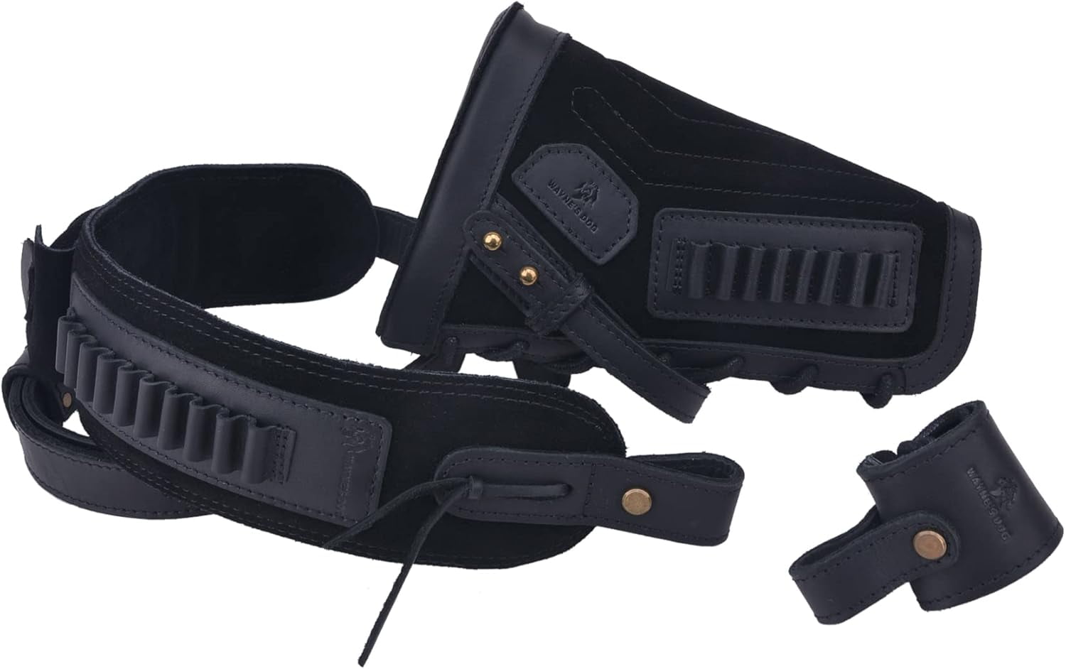 No Drill Leather Sling with Gun Buttstock for Lever Action .30-30 .30 ...