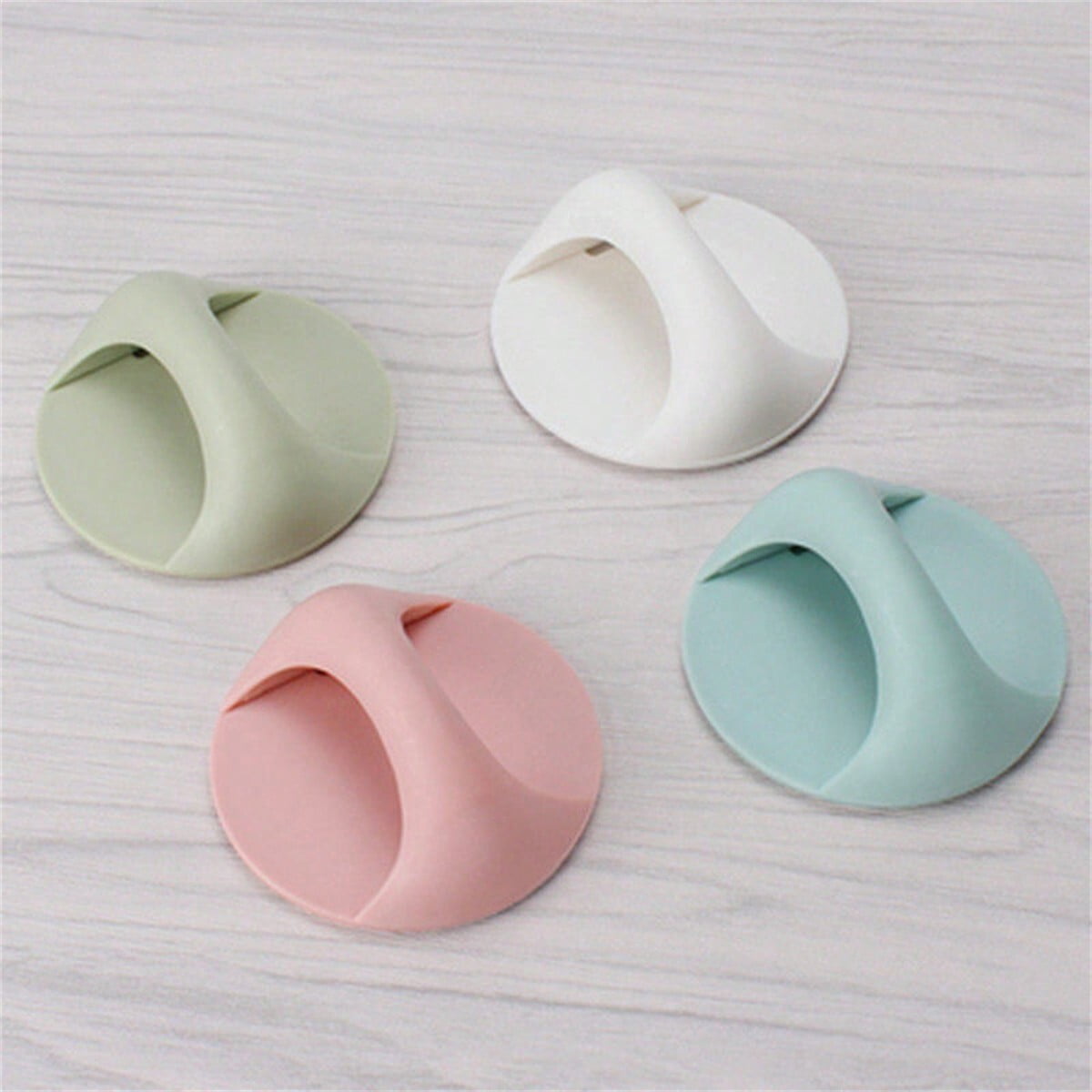 No-Drill Push Pull Handles, 4/1-Pack Adhesive Drawer & Toilet Lid ...