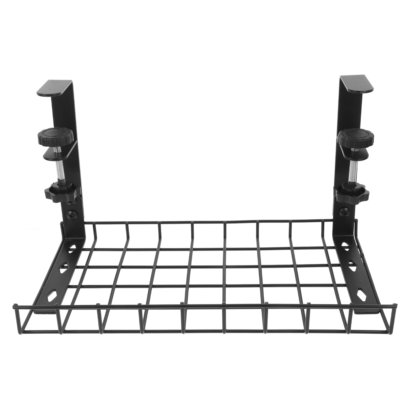 No Drill Under Desk Cable Management Tray Cord Organizer Computer Desk ...