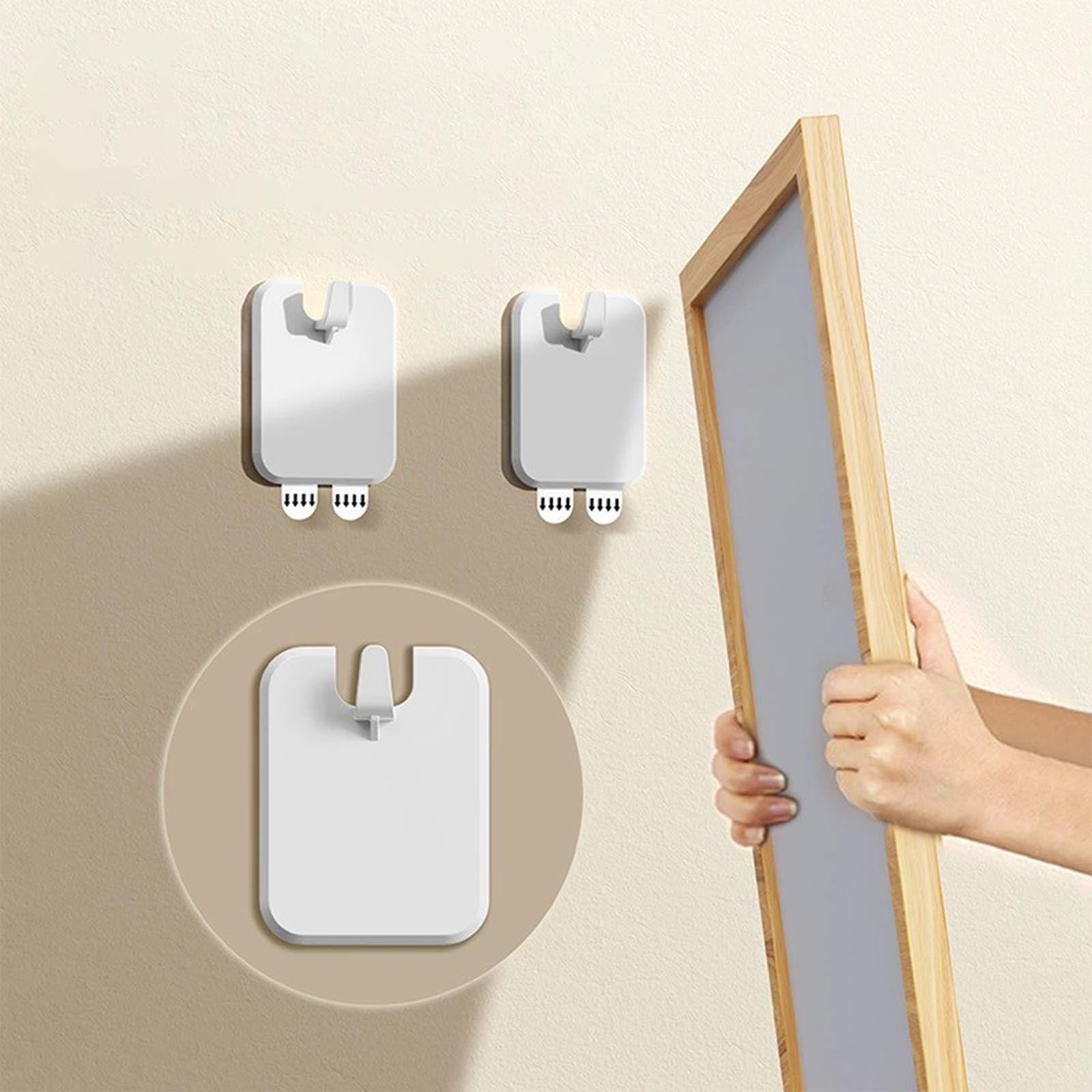 No Drill Wall Hanging Hooks for Pictures & Frames – Invisible Adhesive ...