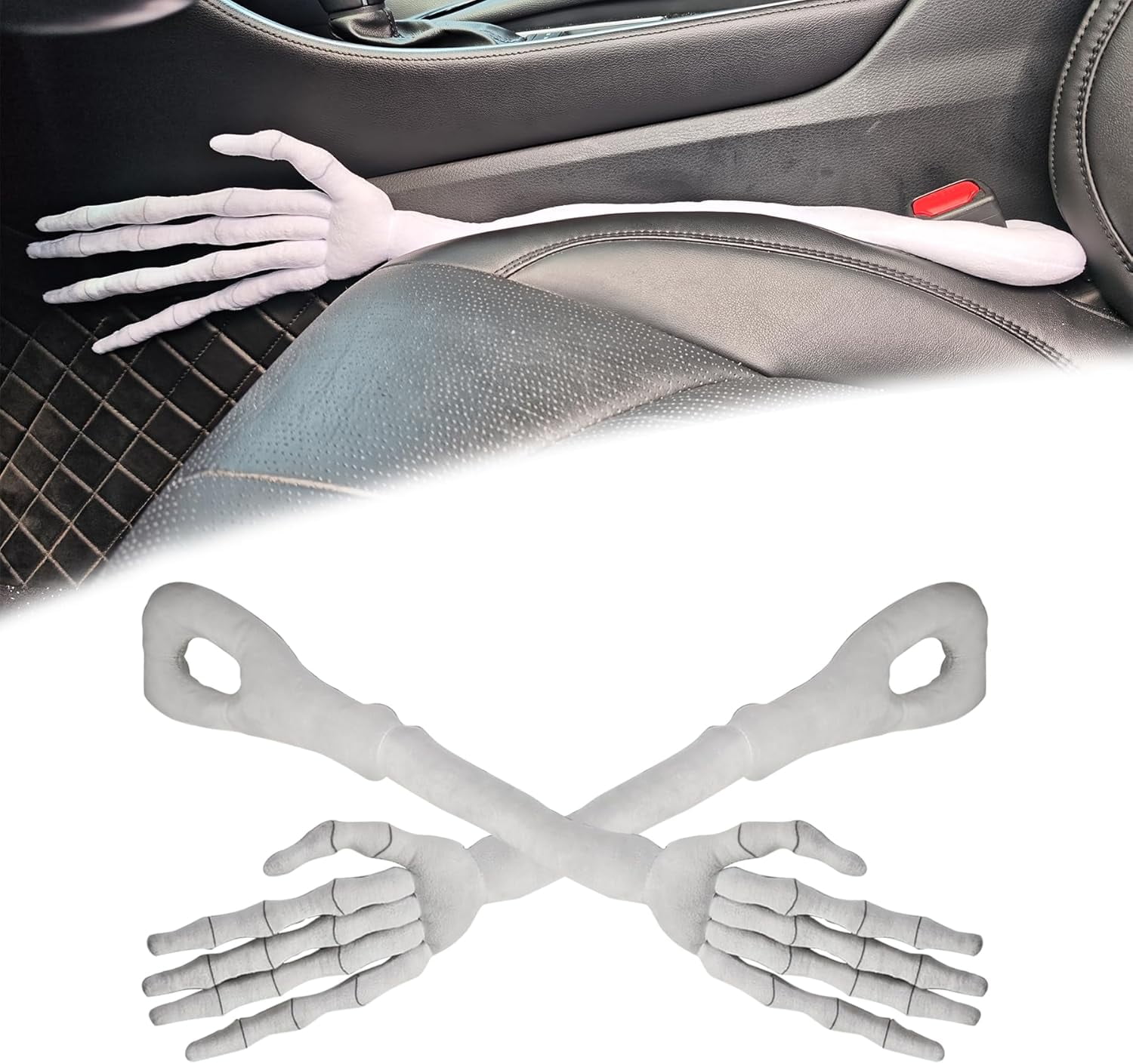 No Drop Seat Guard 2 count Halloween Skull Arm Seat Gap Filler Seat ...