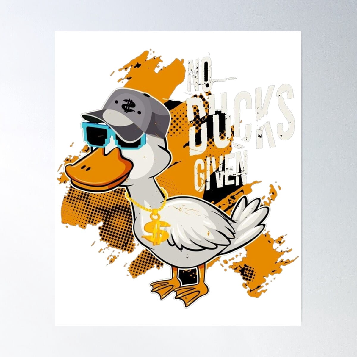 No Ducks Given Poster Wall Art, Modern Wall Decor For Living Room ...