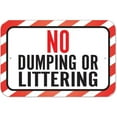 No Dumping Or Littering Sign - Walmart.com