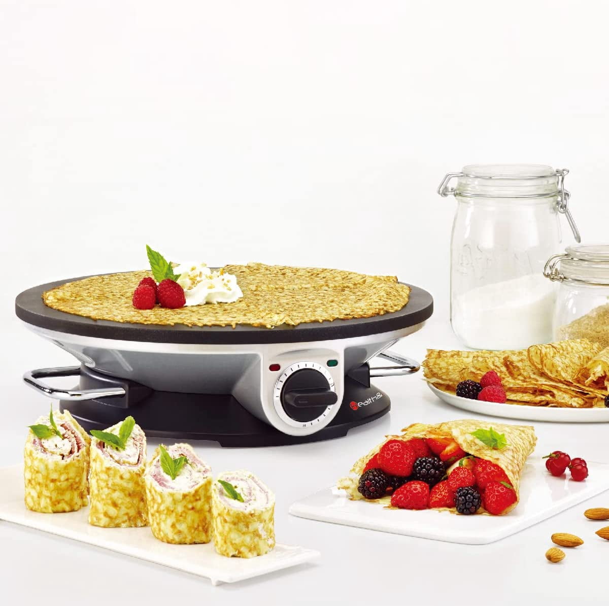 No Edge Crepe Maker - 13 Inch Crepe Maker & Electric Griddle - Non ...