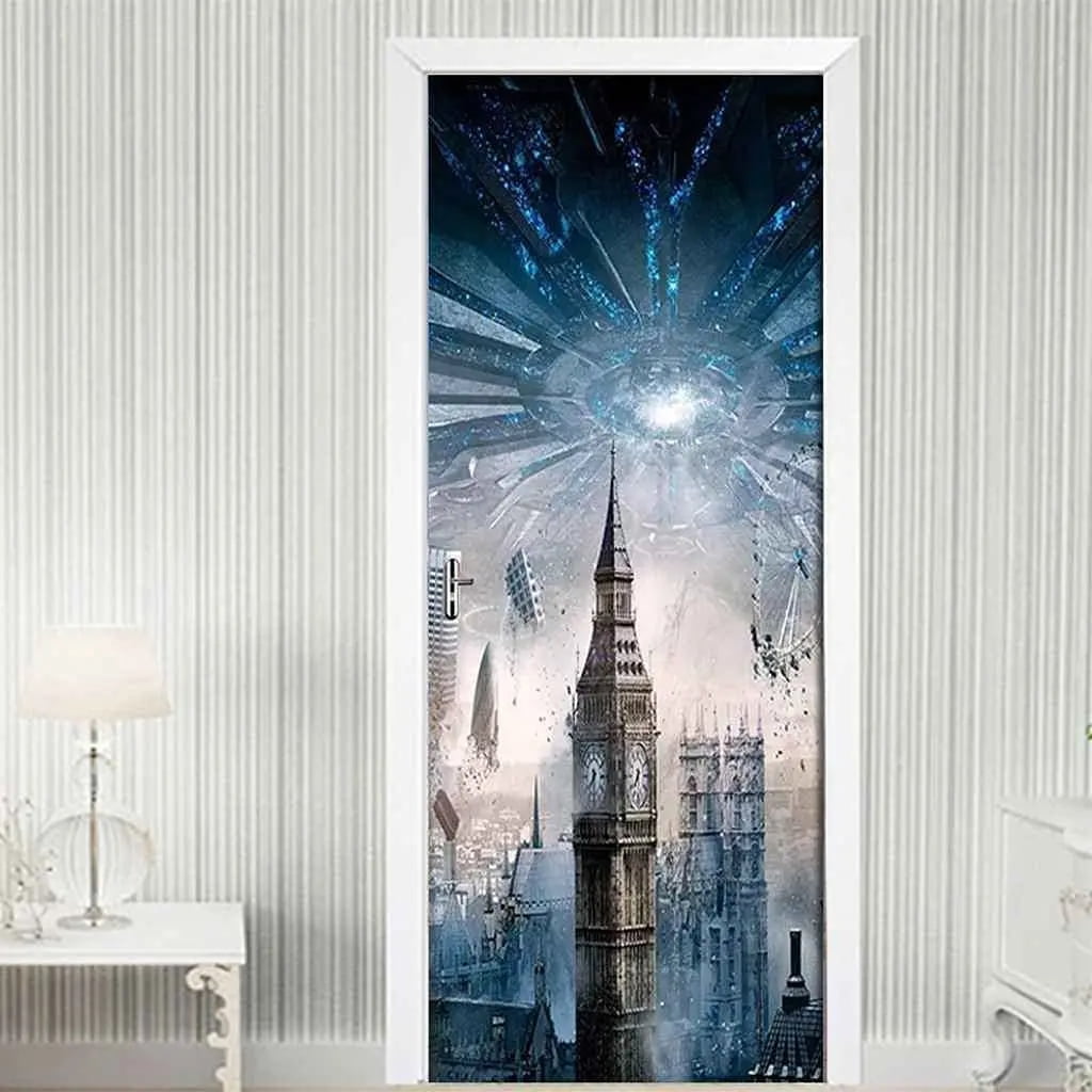 No Entry Blood Door Sticker Home r Self Stick Wallpaper Waterproof ...