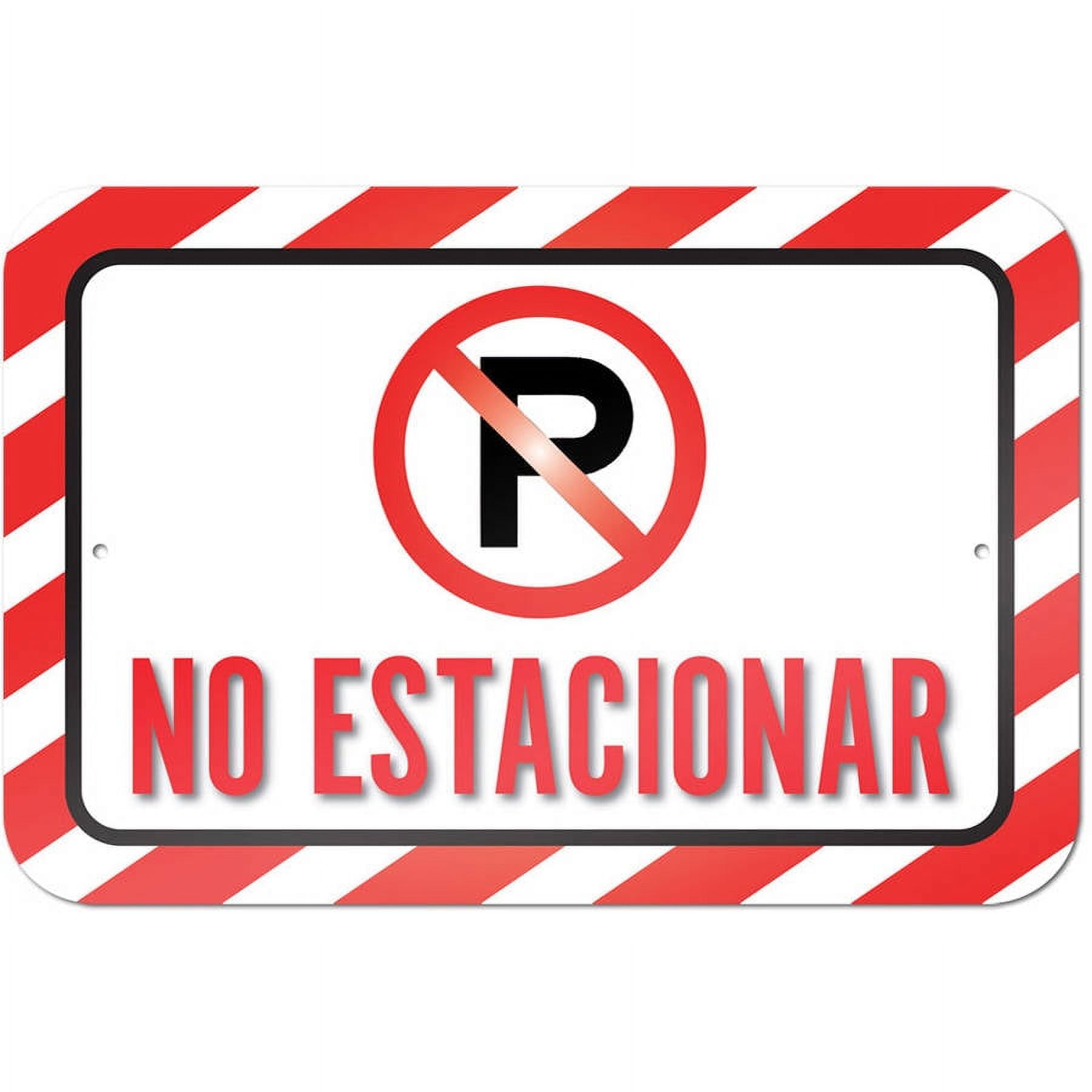 No Estacionar No Parking Spanish Sign - Walmart.com