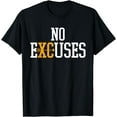 No Excuses Cross Country Track And Field Running Cotton T-Shirt ...