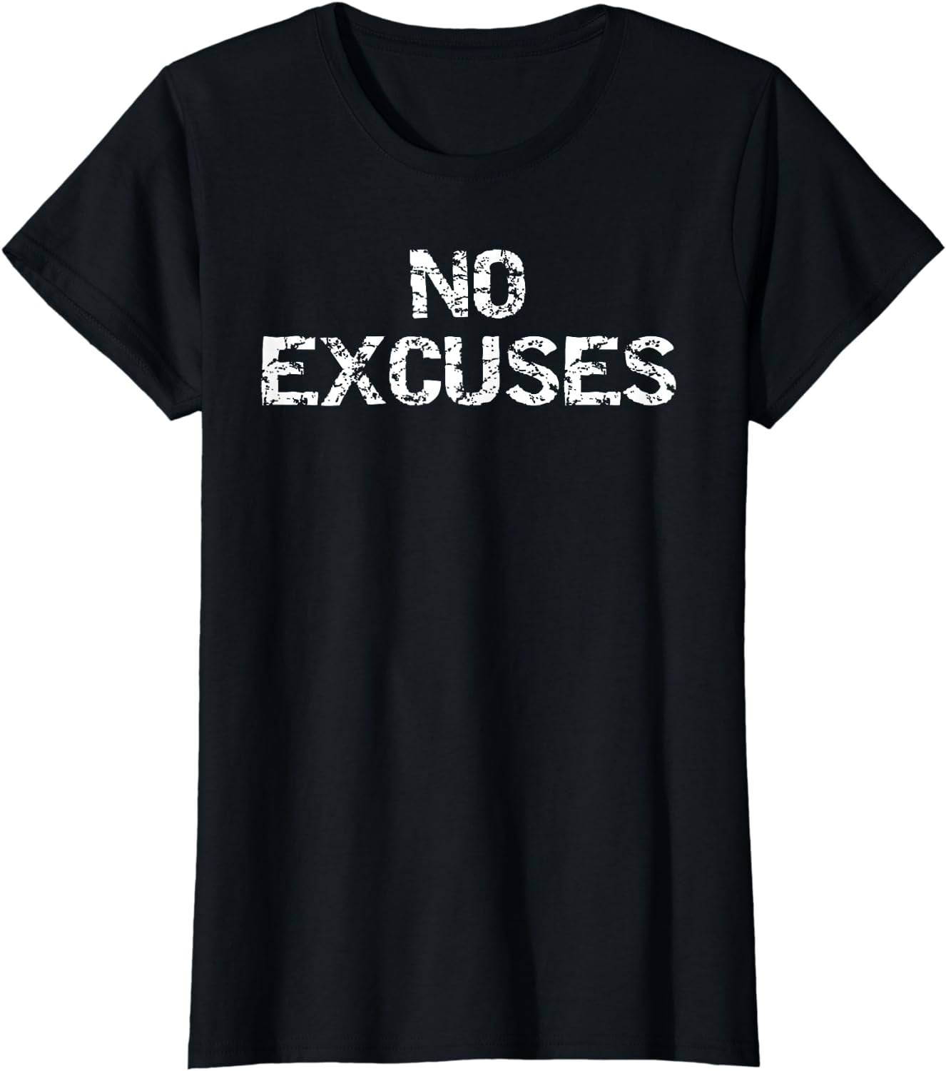 No Excuses Shirt for Men Motivational Workout T-Shirt Women - Walmart.com