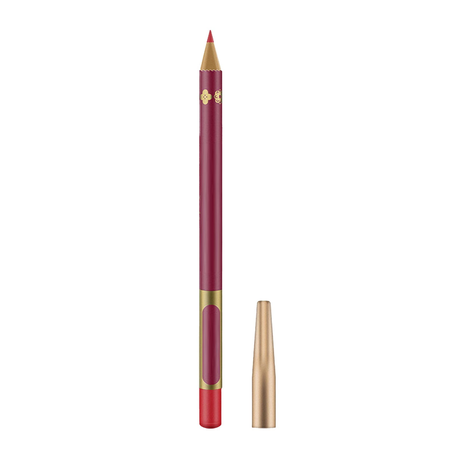 No Face Plush Silky Saw File Beauty Makeup Kits Lip Liners Dark Colors ...