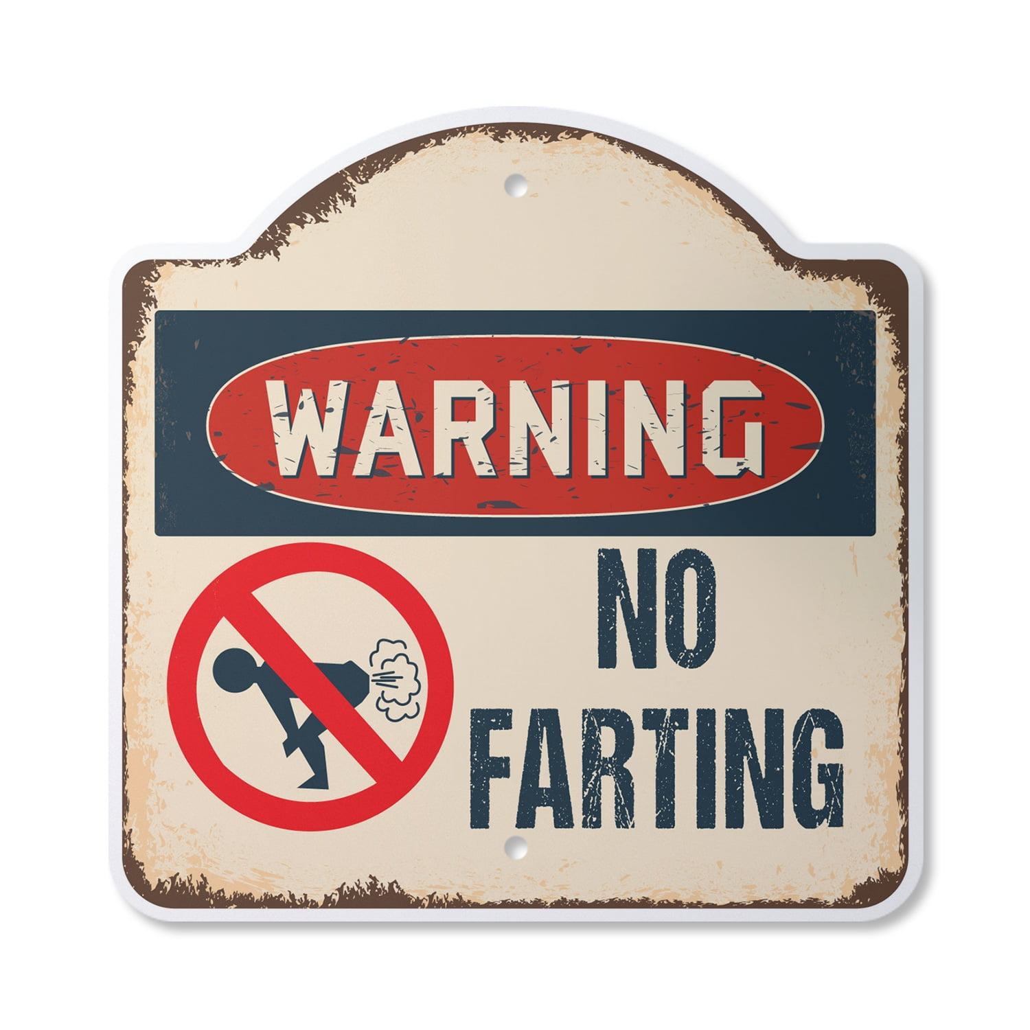 No Farting 12" X 12" Sign | Indoor/Outdoor Plastic | SignMission ...