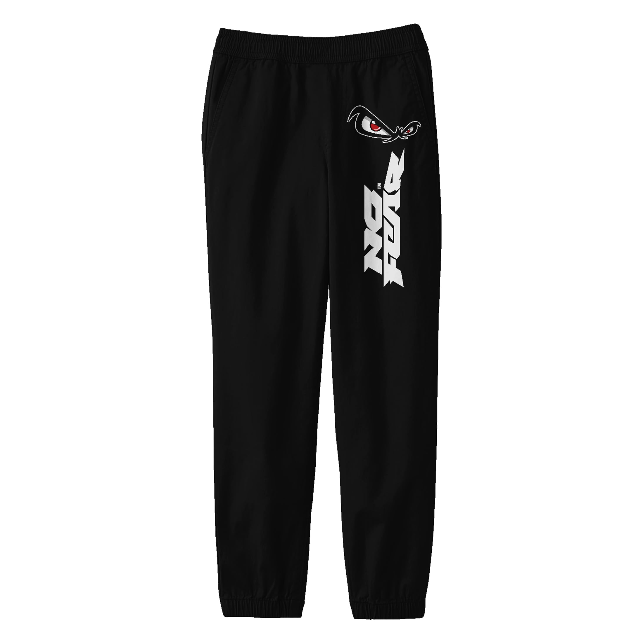 No Fear Eye Icon Boy's Black Jogger Pants-Large - Walmart.com