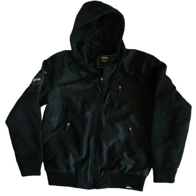 No Fear Men's Hooded Full Zipper Bomber Jacket Size Small - Walmart.com