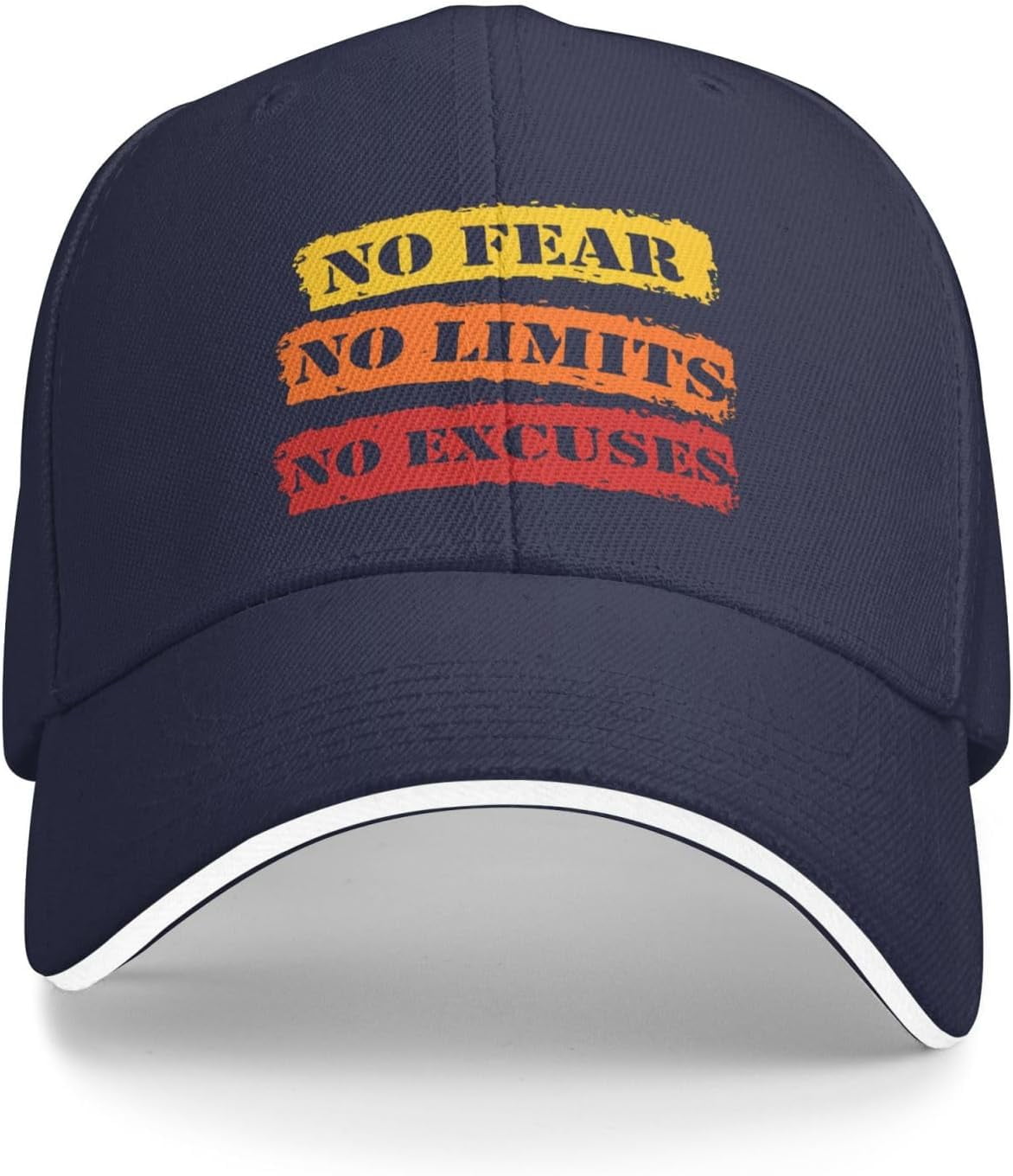 No Fear No Limits No Excuses Trucker Hat Baseball Cap Funny Outdoor ...