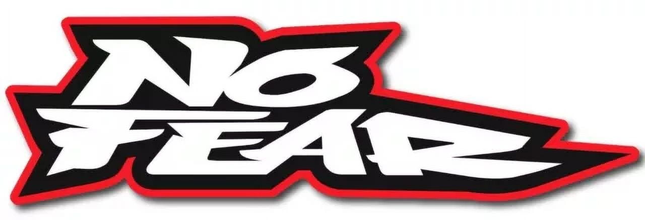 No Fear Sticker Clothing Logo Phone Decal Water Bottle Stickers Car ...