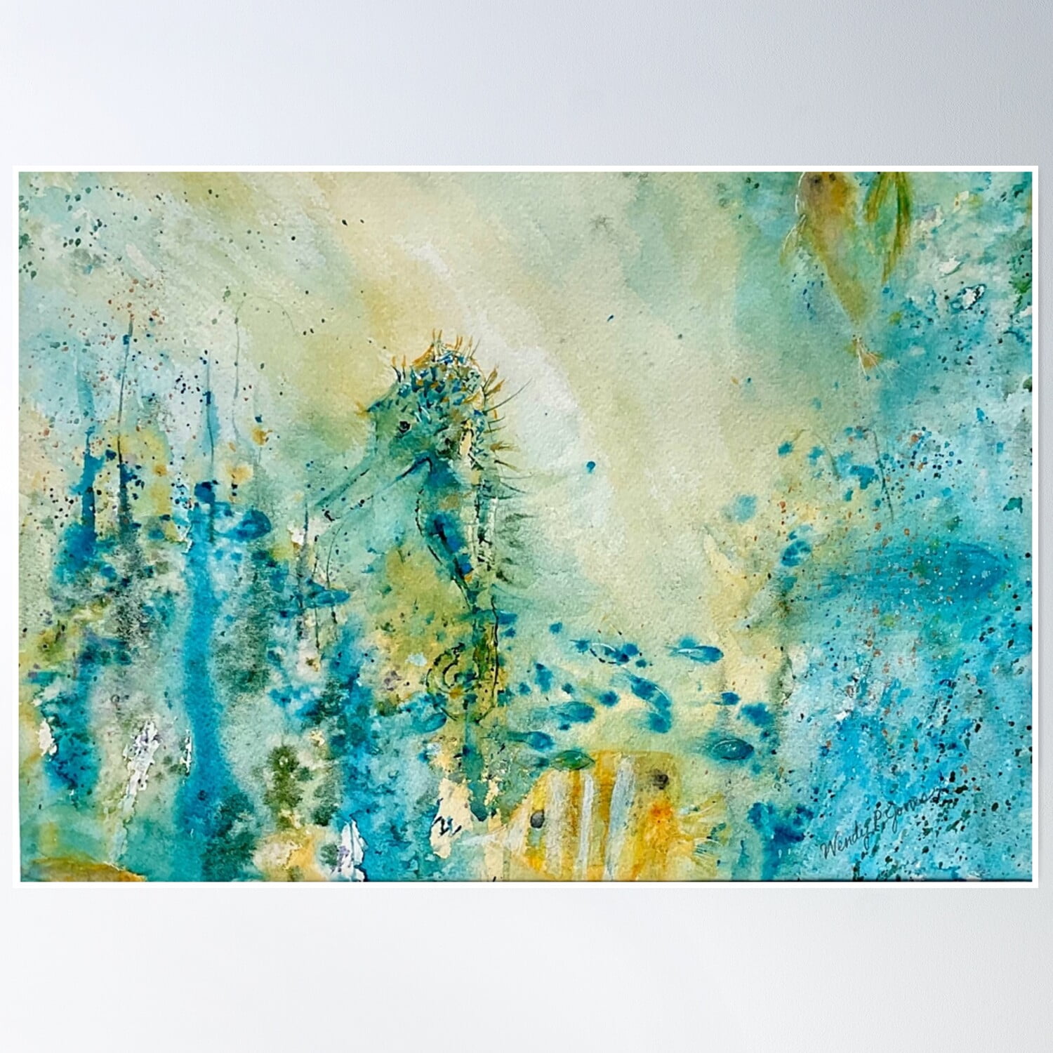 No Floaters Poster Wall Art, Modern Wall Decor, 24x36 UNFRAMED ...