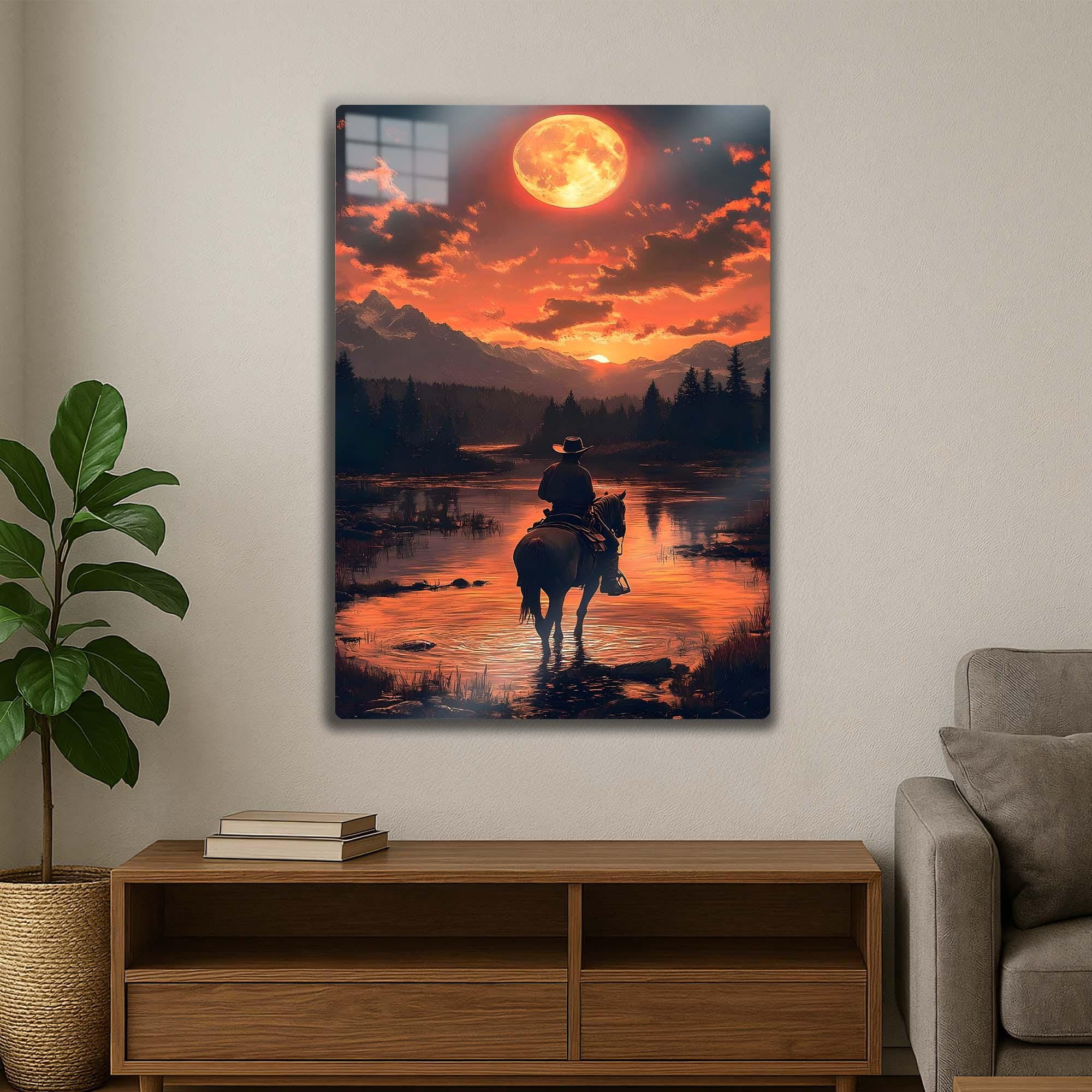 No Frame Arthur Morgan Metal Wall Art, Red Dead Redemption 2 Decor ...