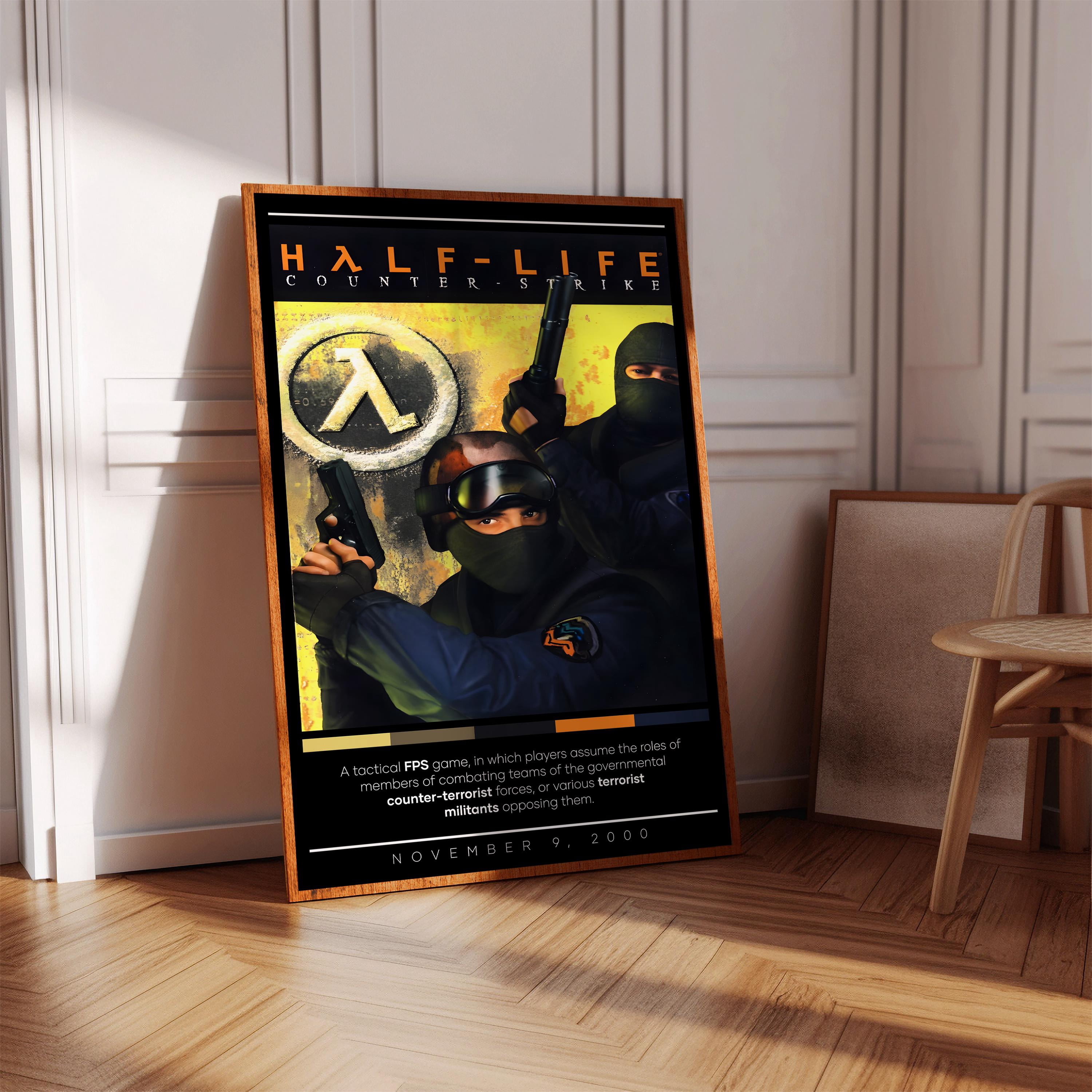 (No Frame) Counter Strike Poster Print | Gaming Poster |Gaming Decor ...