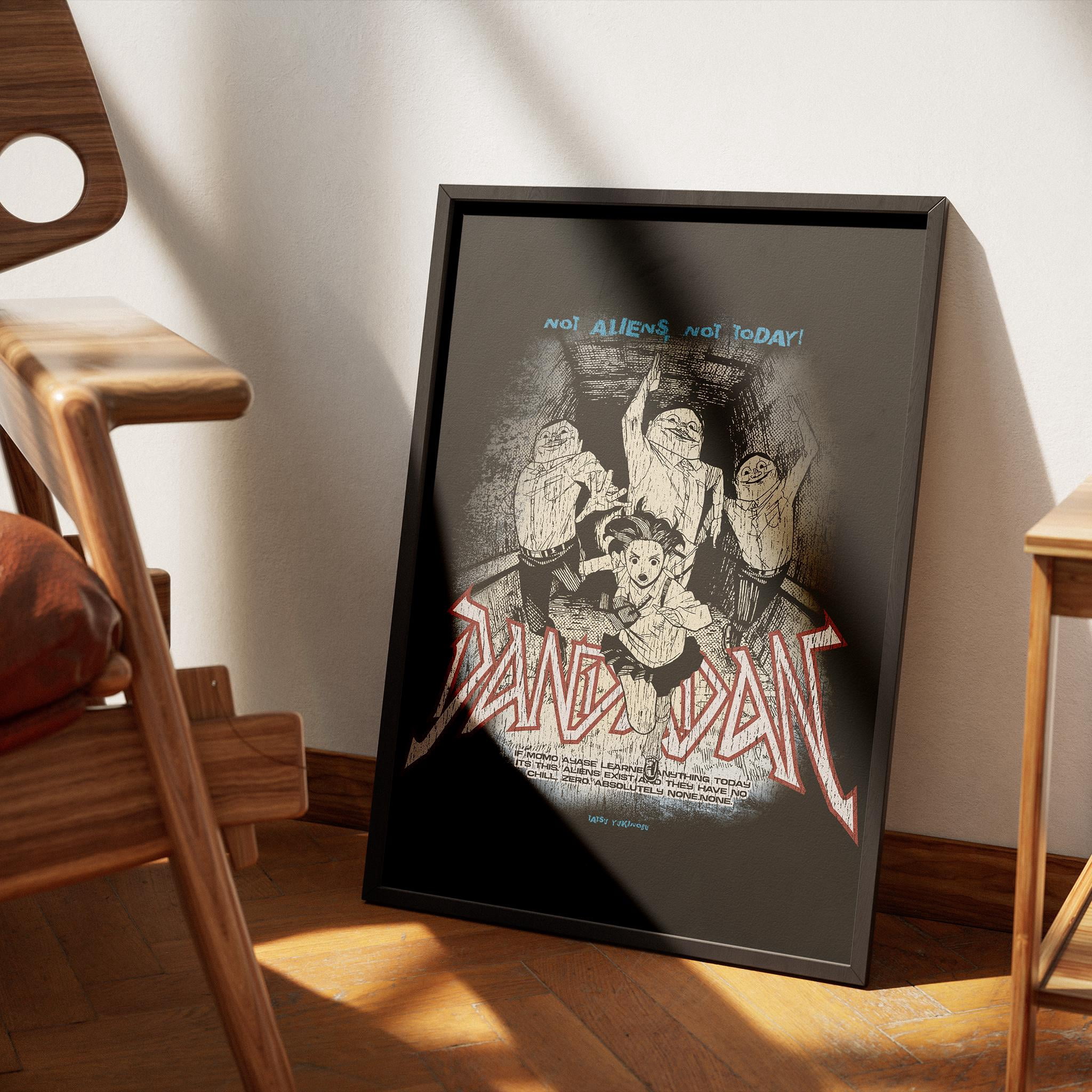 (No Frame) Dandadan Momo Ayase Poster | Heavy Metal Manga Wall Art ...