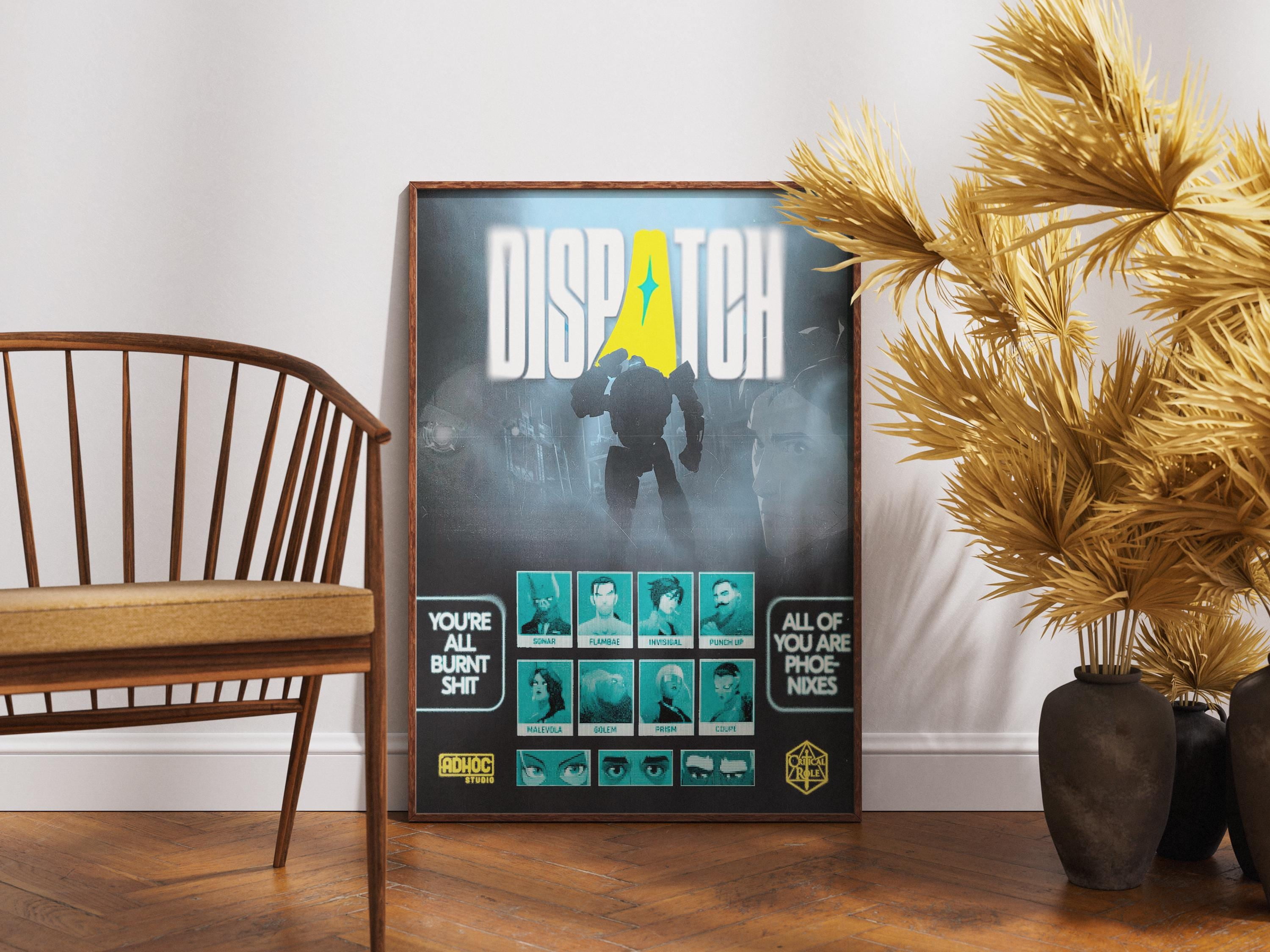 No Frame Dispatch Game Poster | Tactical Sci-Fi Wall Art | Gamer Room ...