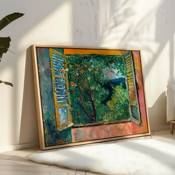 No Frame Henri Matisse Open Window Poster: Modern Colorful Wall Art ...