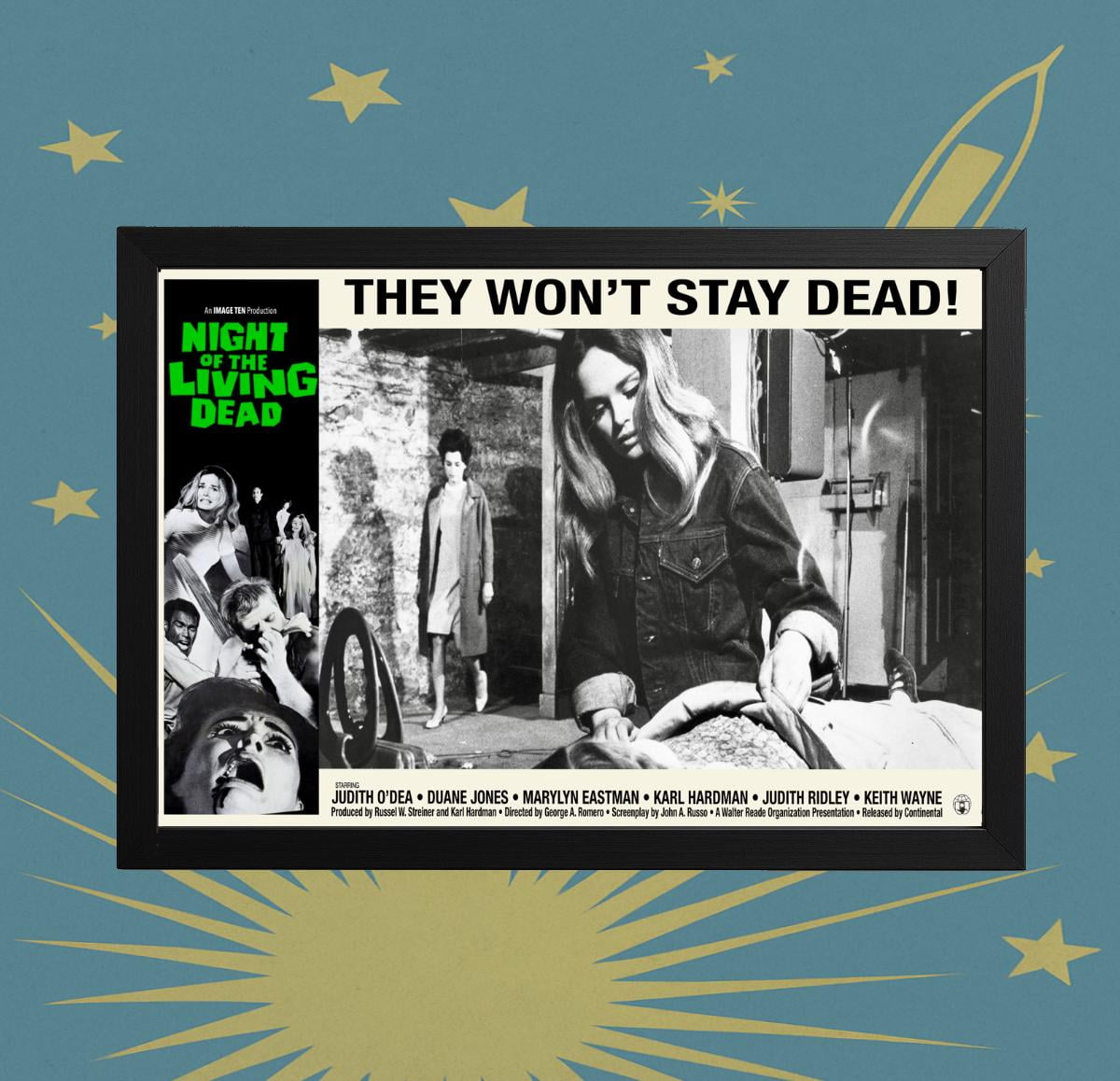 No Frame Night of the Living Dead – Judy Comforts Karen – Original ...