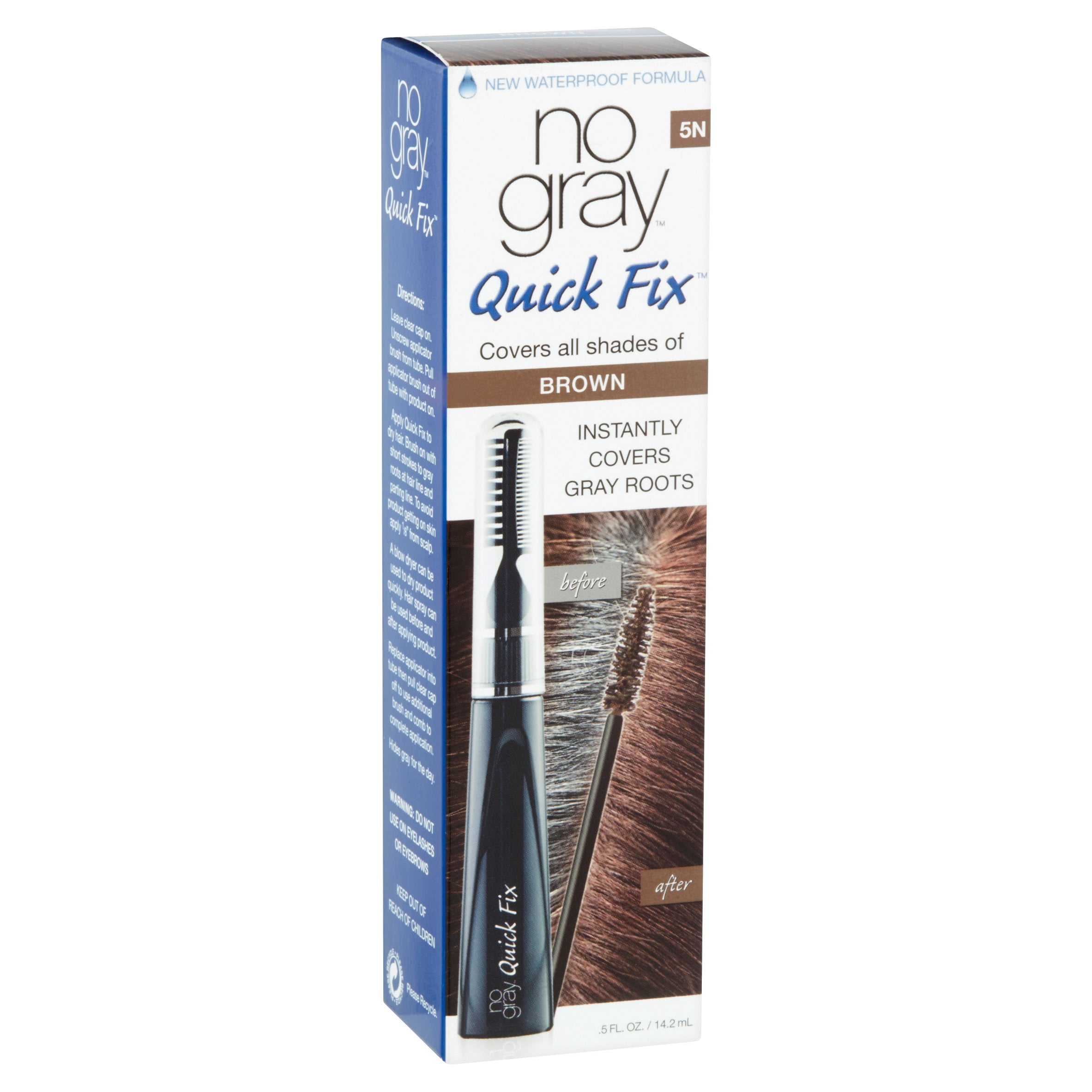 No Gray Quick Fix Brown 0.5 Oz - Walmart.com