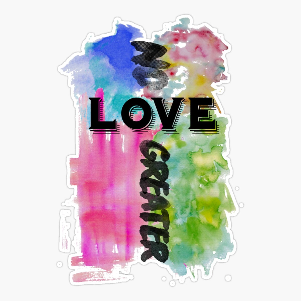 No Greater Love Sticker - Walmart.com