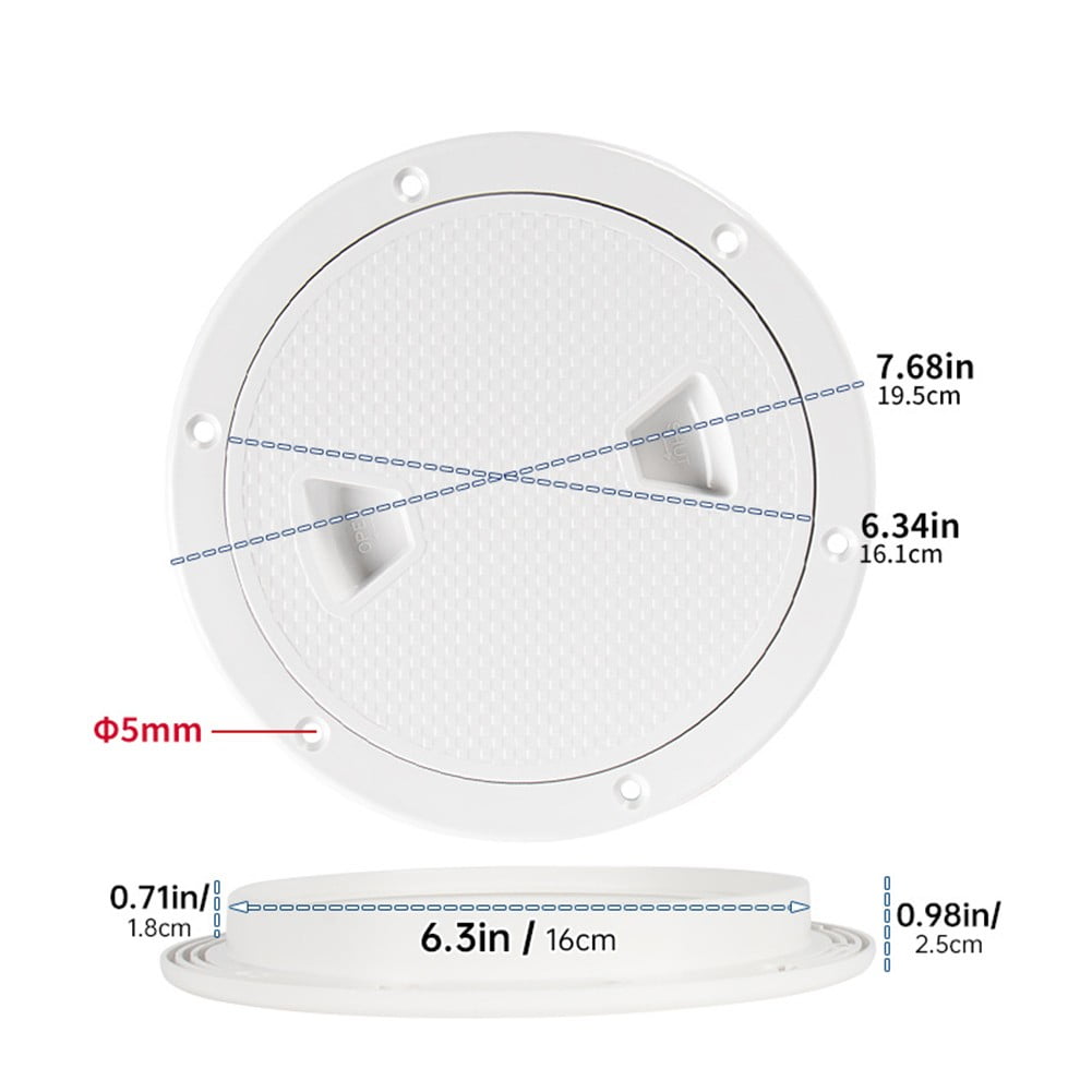 No Hassle Access Detachable 46 Inch Round Boat Inspection Hatch Covers ...