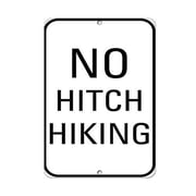 No Hitchhiking Sign