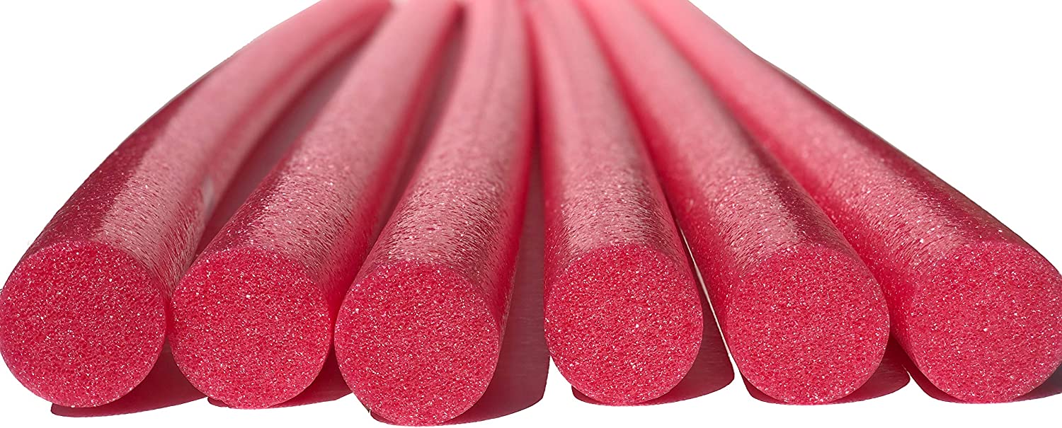 No Hole Extra Long Deluxe Solid Core Pool Noodles, 6 Pack - Walmart.com