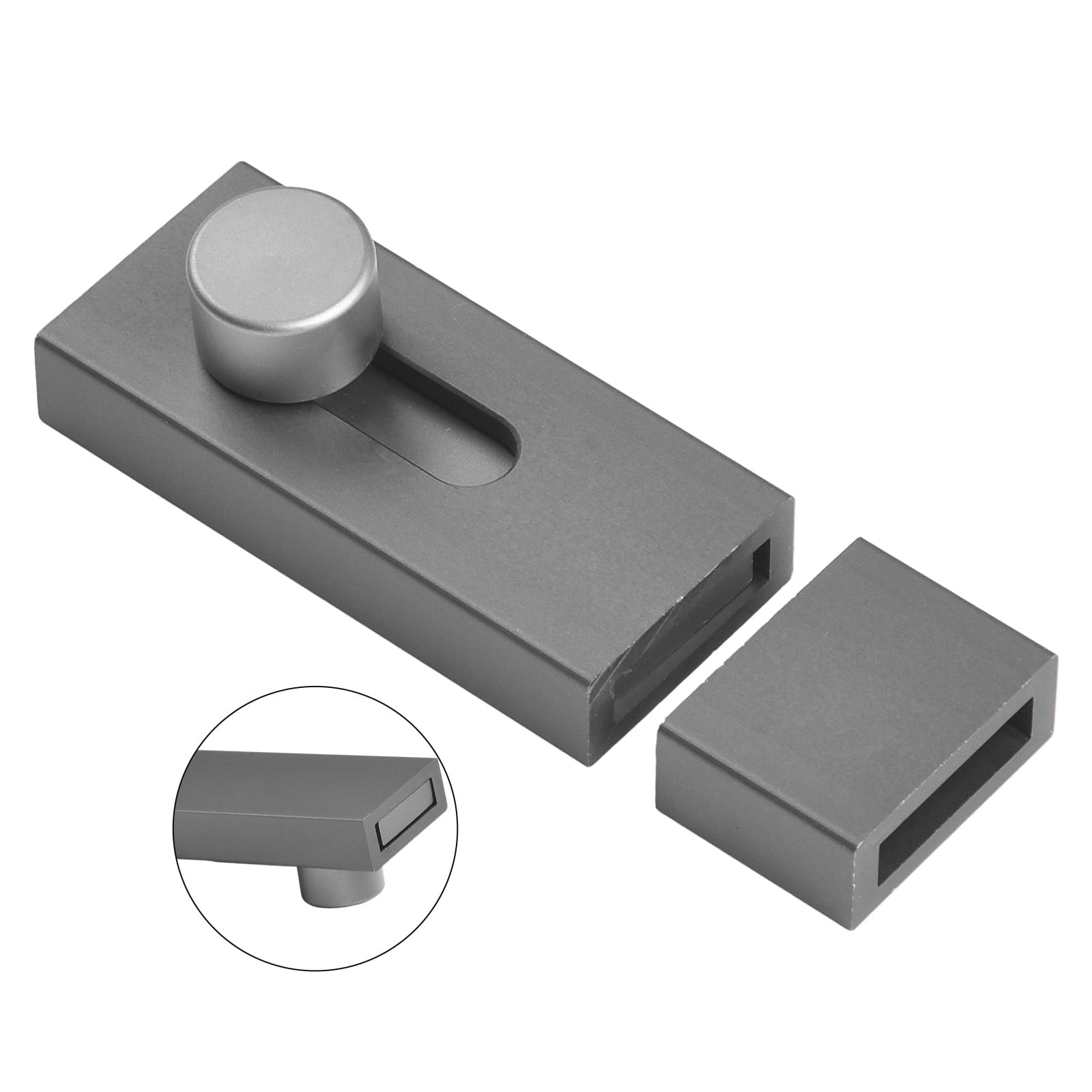 No hole punch door buckle security lock thickened room door latch anti ...