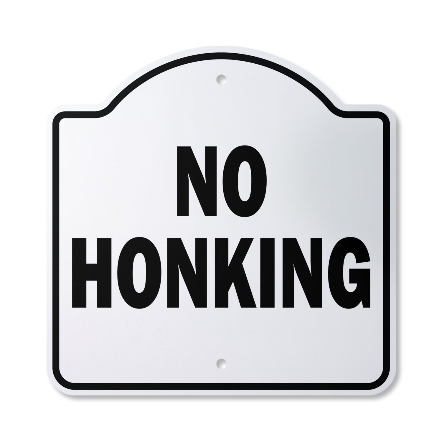No Honking 10” x 10” Sign | Indoor/Outdoor Plastic | SignMission ...