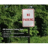 No Idling Turn Off Engine Sign 12" Wide x 18" Tall Heavy Gauge Aluminum ...