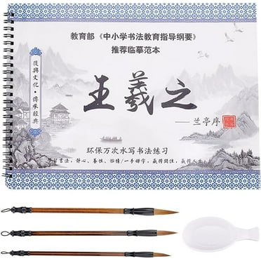 Chinese Calligraphy Brush, Kanji, Sumi Water Writing/Painting Set ...