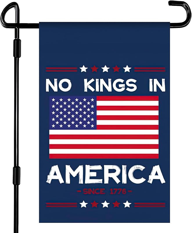 No Kings In America Flag 3x5Ft for Outside Large Garden Yard Flags ...
