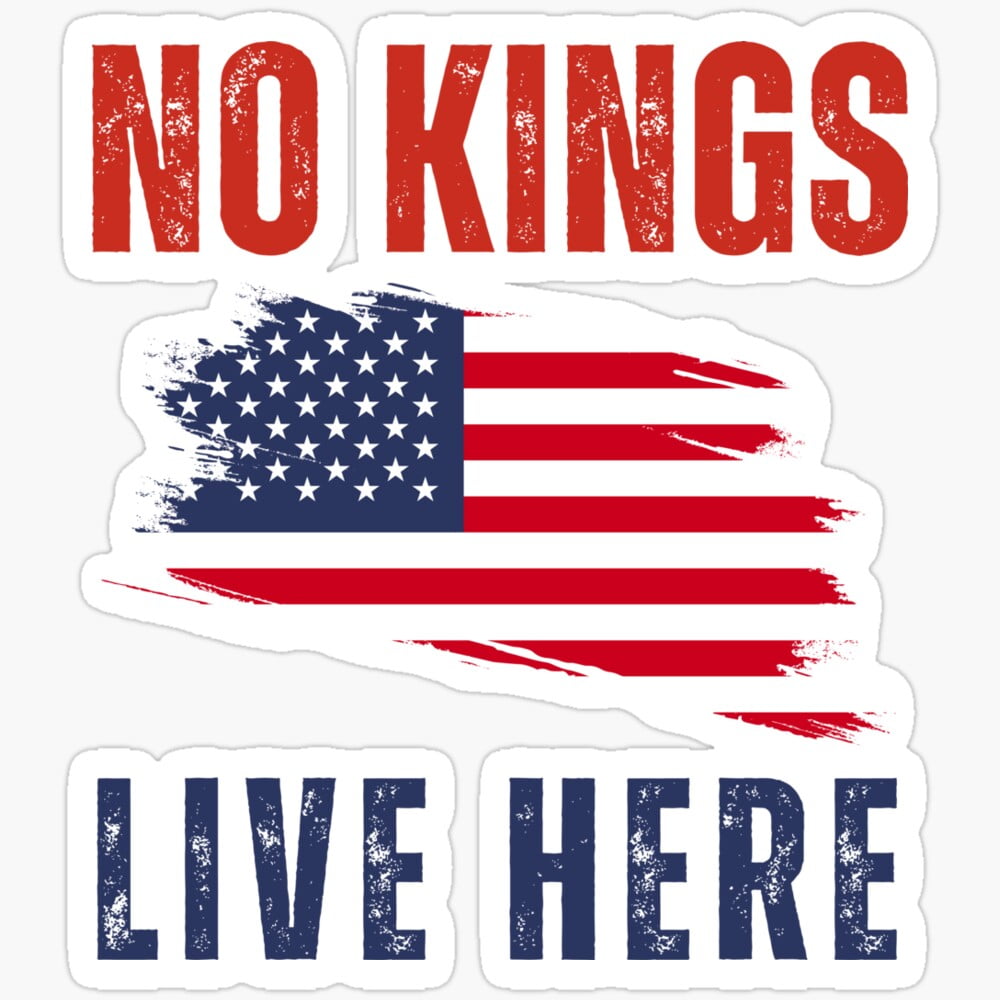 No Kings Live Here Sticker Phone Decal Water Bottle Stickers Car Decals ...