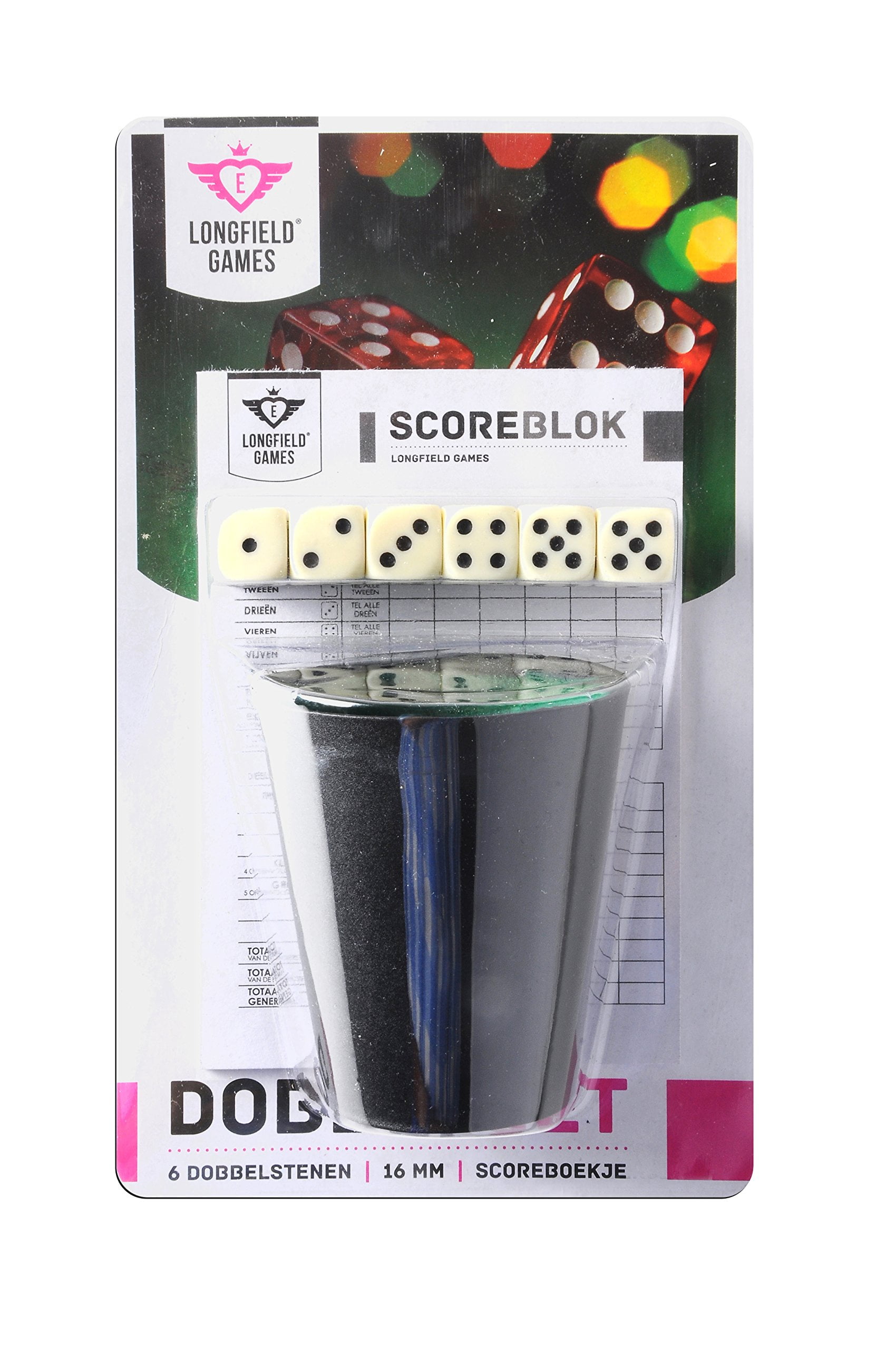 No Label - Dice set - Scoring table - 6 Dices - Walmart.com