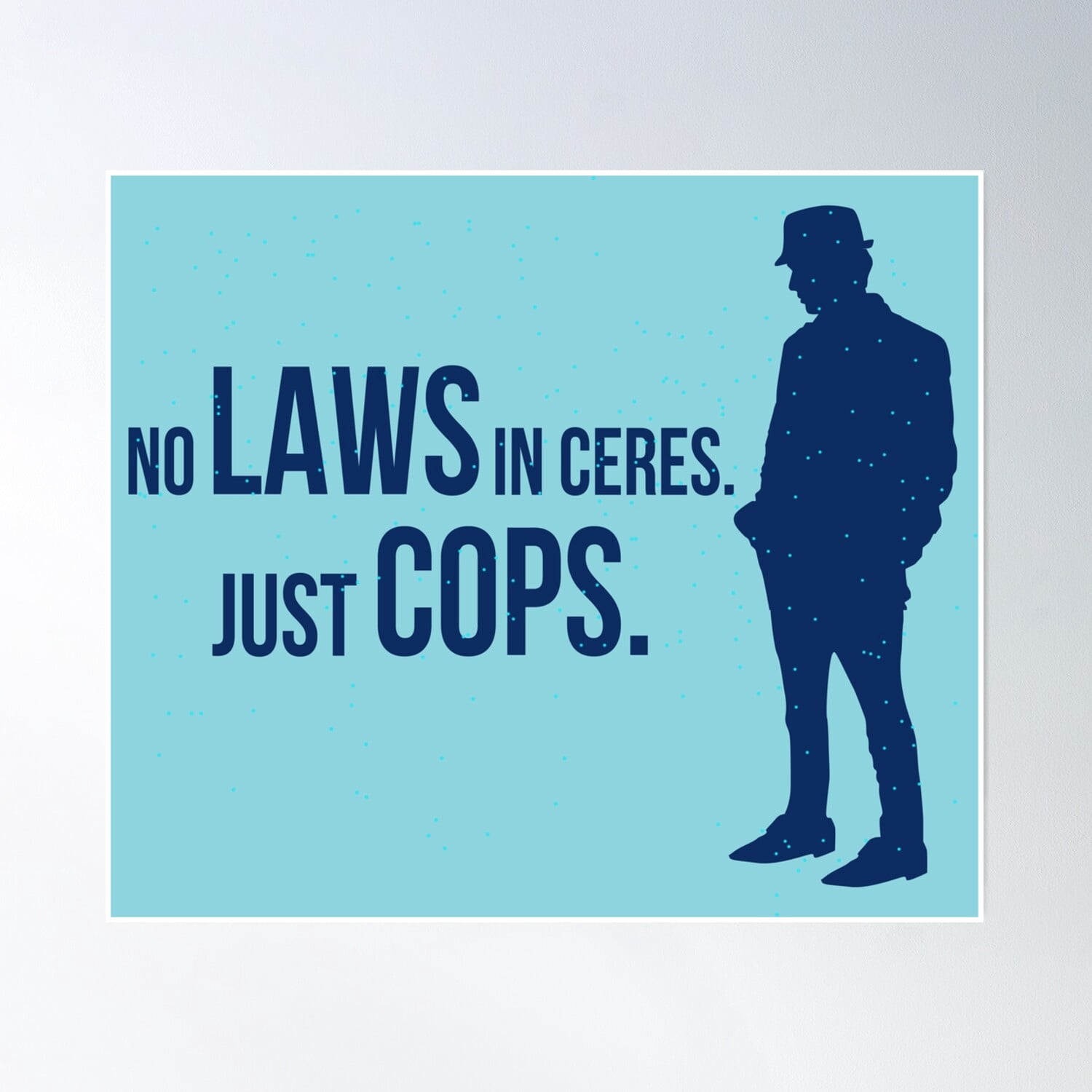No Laws Just Cops Poster Wall Art, Modern Wall Decor, 8x12 UNFRAMED ...