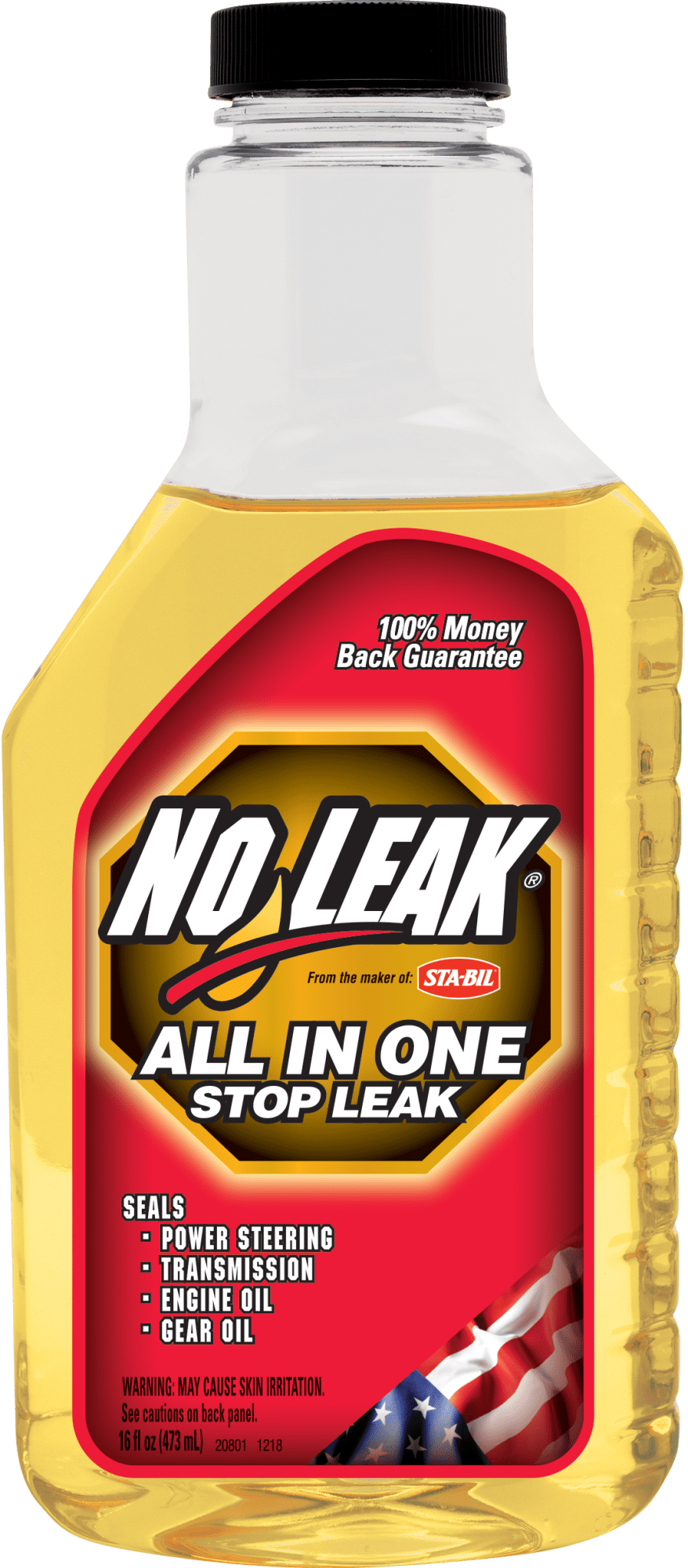 No Leak All in One Stop Leak 20801 Automotive Additive for Power ...